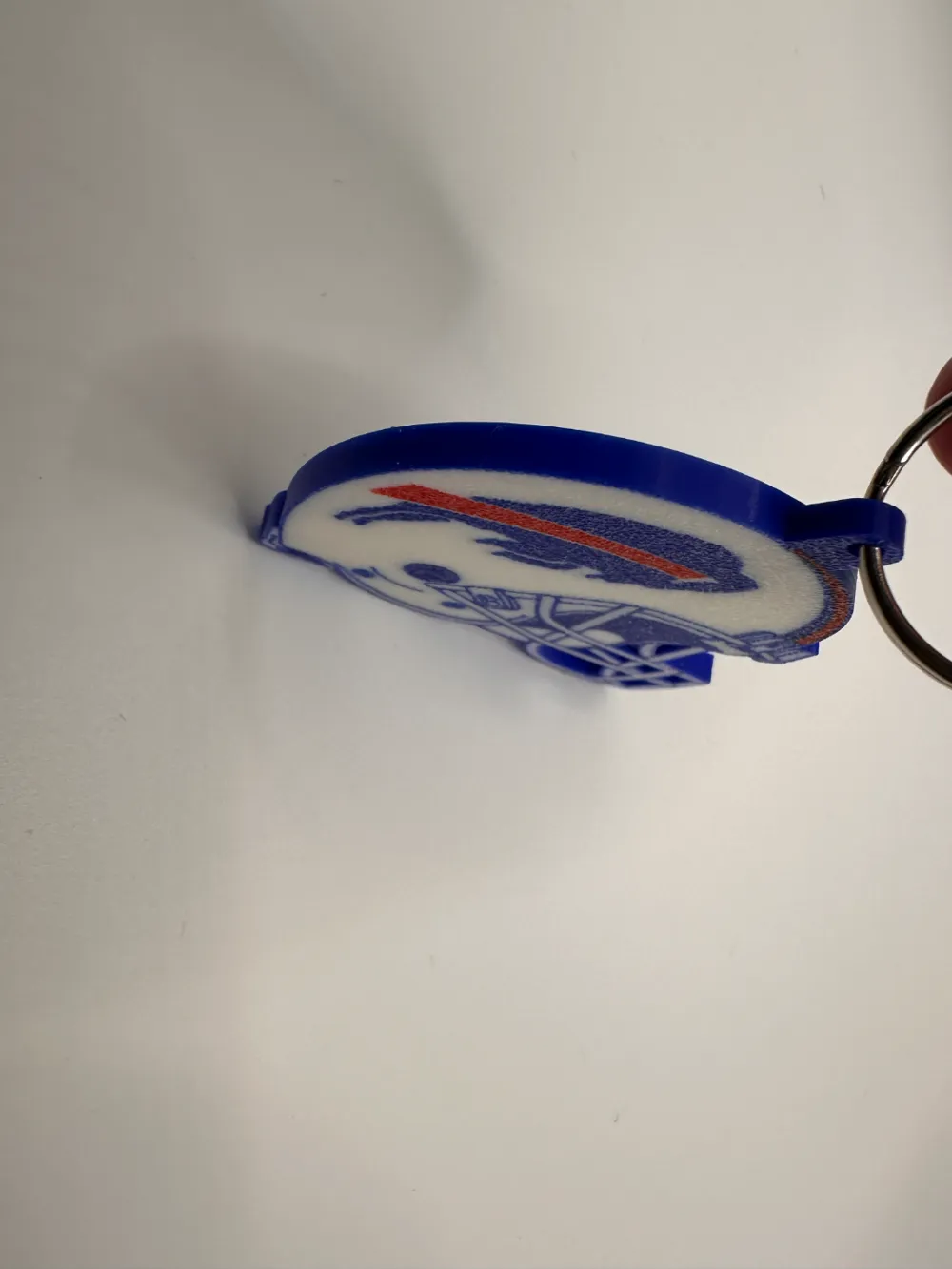Buffalo Bills Helmet Keychain - Free 3D Print Model - MakerWorld