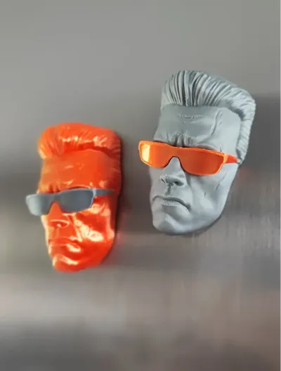 Arnold Schwarzenegger / Terminator Magnet by F&H - MakerWorld