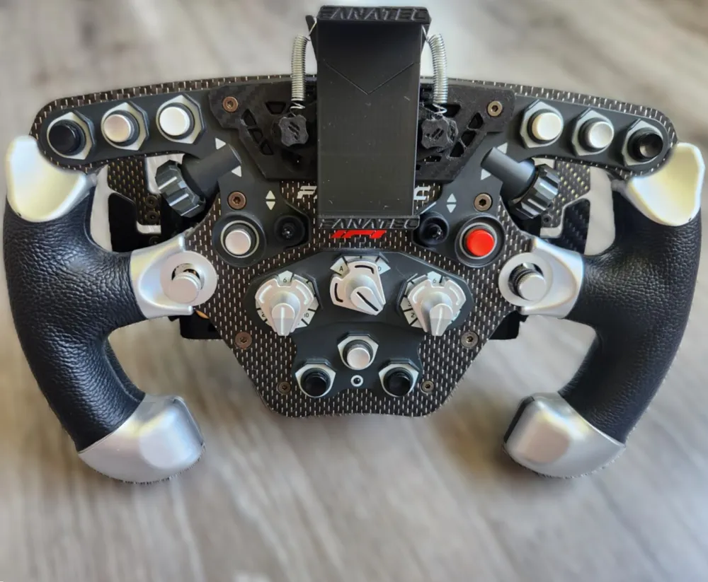 Fanatec F1 Wheel - Phone Mount - Free 3D Print Model - MakerWorld