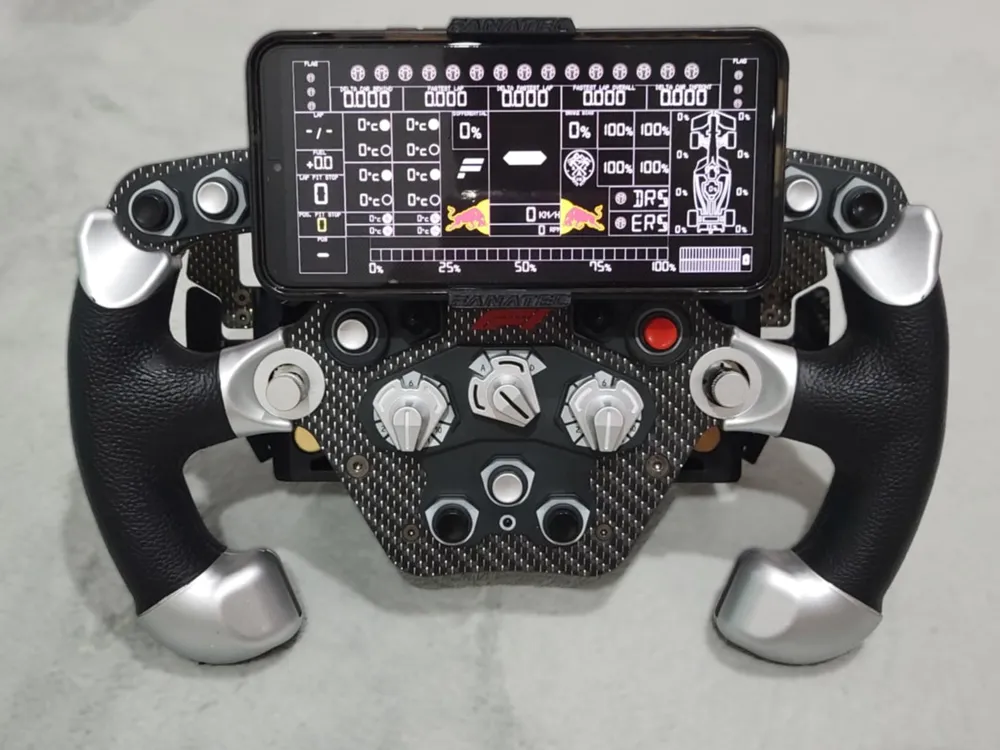 Fanatec F1 Wheel - Phone Mount - Free 3D Print Model - MakerWorld