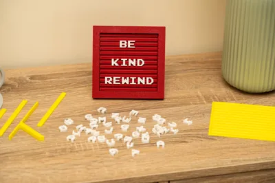Modular Letterboard System, Multiple Sizes & Fonts - Free 3D Print ...