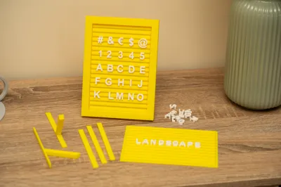 Modular Letterboard System, Multiple Sizes & Fonts - Free 3D Print ...
