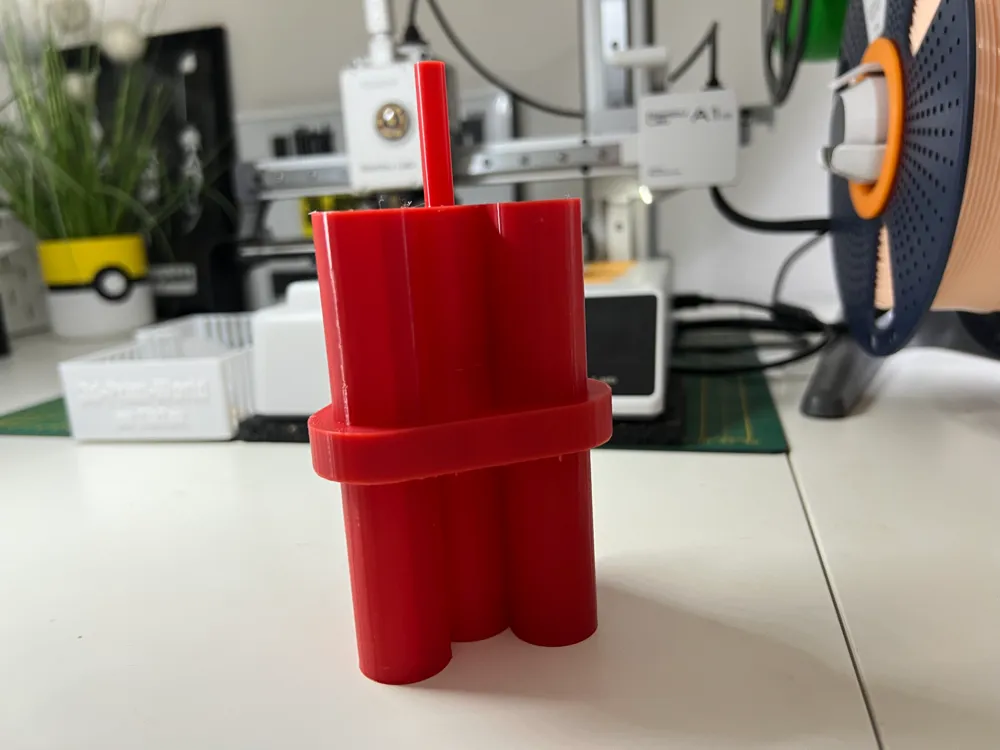 Brick (L3GO) Dynamite - Scaled - Free 3D Print Model - MakerWorld