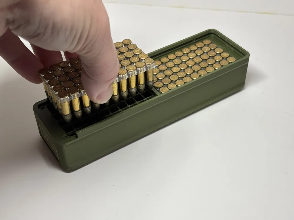 Caja de municiones CCI Bandeja de conversión para 22LR - 2X 50 Rnds ...