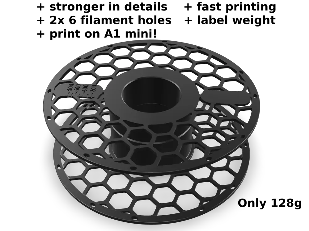 Bambu lab Reusable Refill Spool 128g by d0kt0rgs3 - MakerWorld