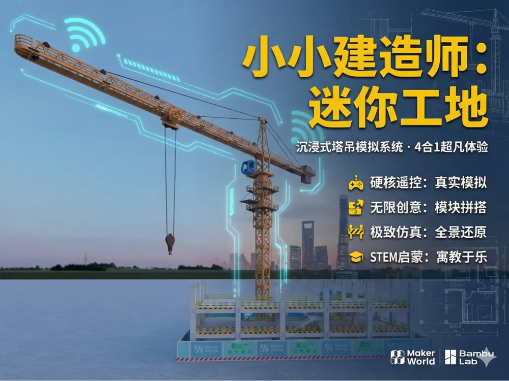 Little Builder - Mini Construction Site - Free 3D Print Model - MakerWorld