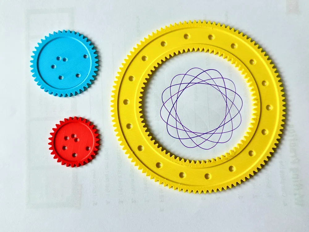 Spirograph Drawing Template – Easy & Fun by TuTu MakerWorld: Download ...