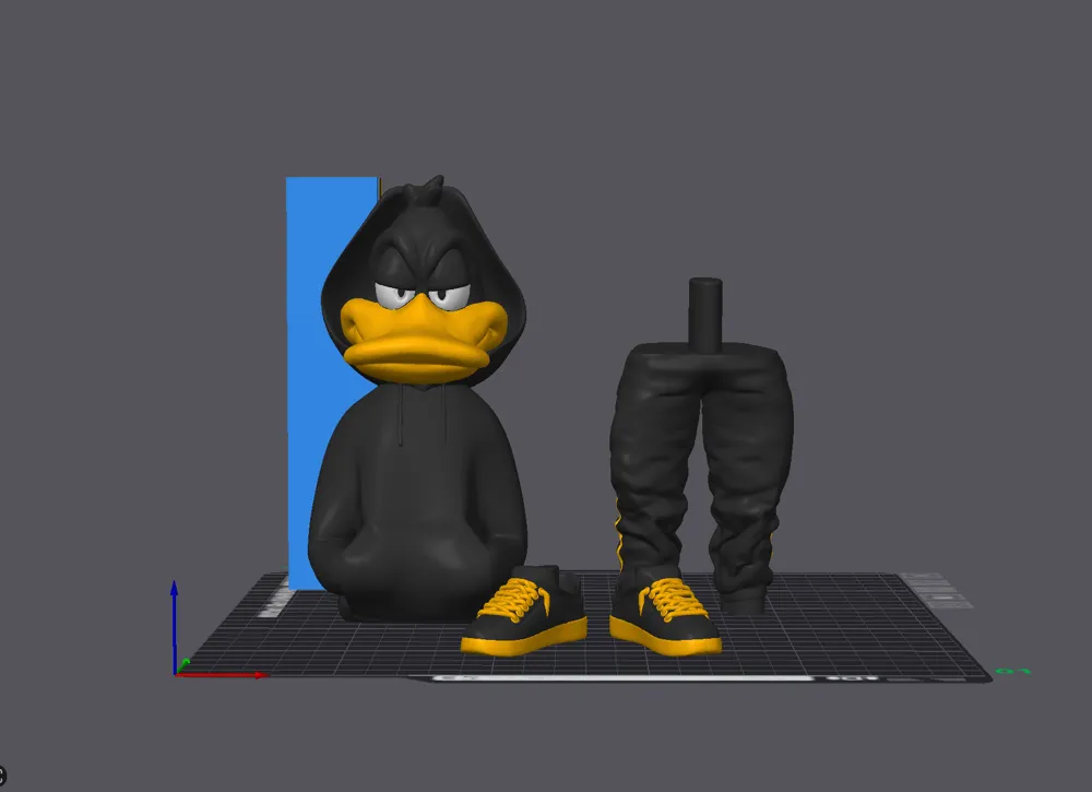 Life-Size CUSTOM Urban Vibes Daffy Duck 3D Model by Ryan MakerWorld ...