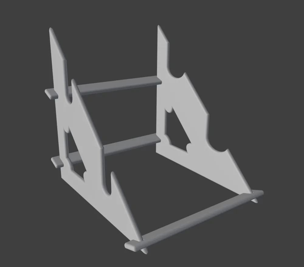 Large Bowie knife display stand / holder by MakerBon MakerWorld ...