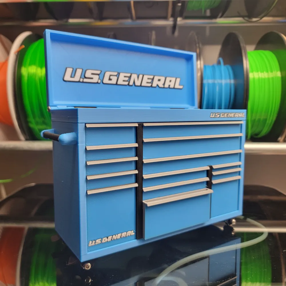 U.S. General Desk Tool Chest w/ Lid Business Stand by joshua.makes ...