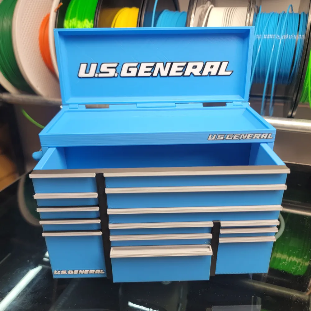 U.S. General Desk Tool Chest w/ Lid Business Stand by joshua.makes ...