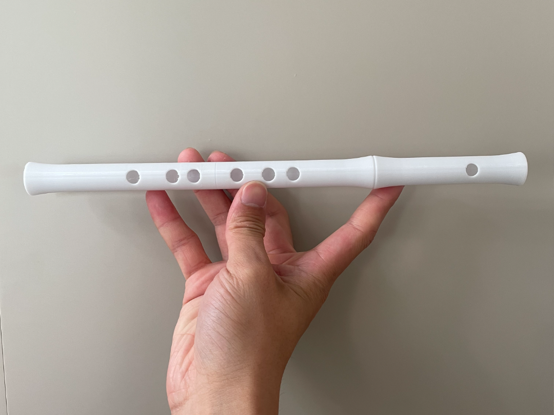 Bamboo Flute in A Minor (Modeling Support, mini printable) by 邋里邋遢 ...