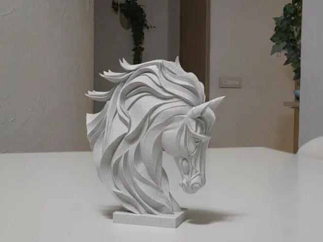 Horse head statue by Milan Design Art Studio MakerWorld: Download Free ...