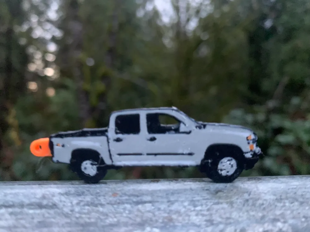 Chevy Colorado crew cab Z71 keychain by Tanks-alot MakerWorld: Download ...