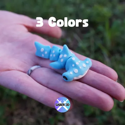 Mini Articulated Hammerhead Shark - Free 3D Print Model - MakerWorld