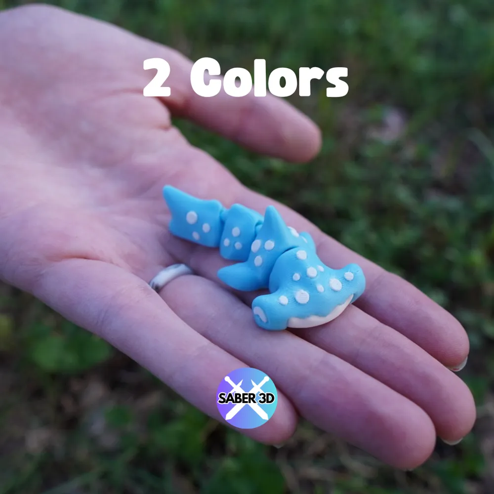 Mini Articulated Hammerhead Shark by Saber3D MakerWorld: Download Free ...