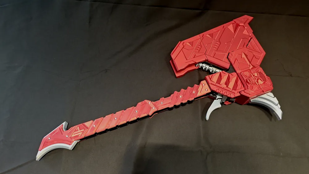 Mechanical Chainsaw Axe - Free 3D Print Model - MakerWorld