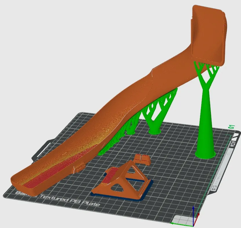 P1S or P2S Filament (poop) exhaust chute - Free 3D Print Model - MakerWorld