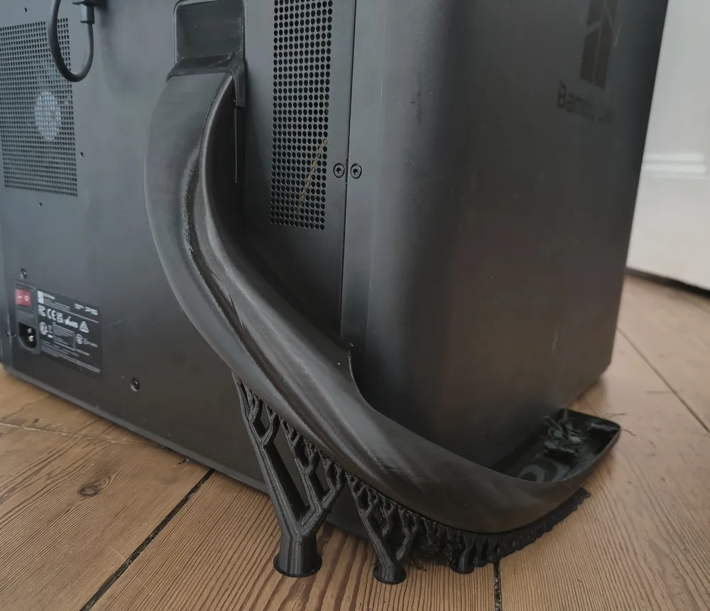 P1S or P2S Filament (poop) exhaust chute - Free 3D Print Model - MakerWorld