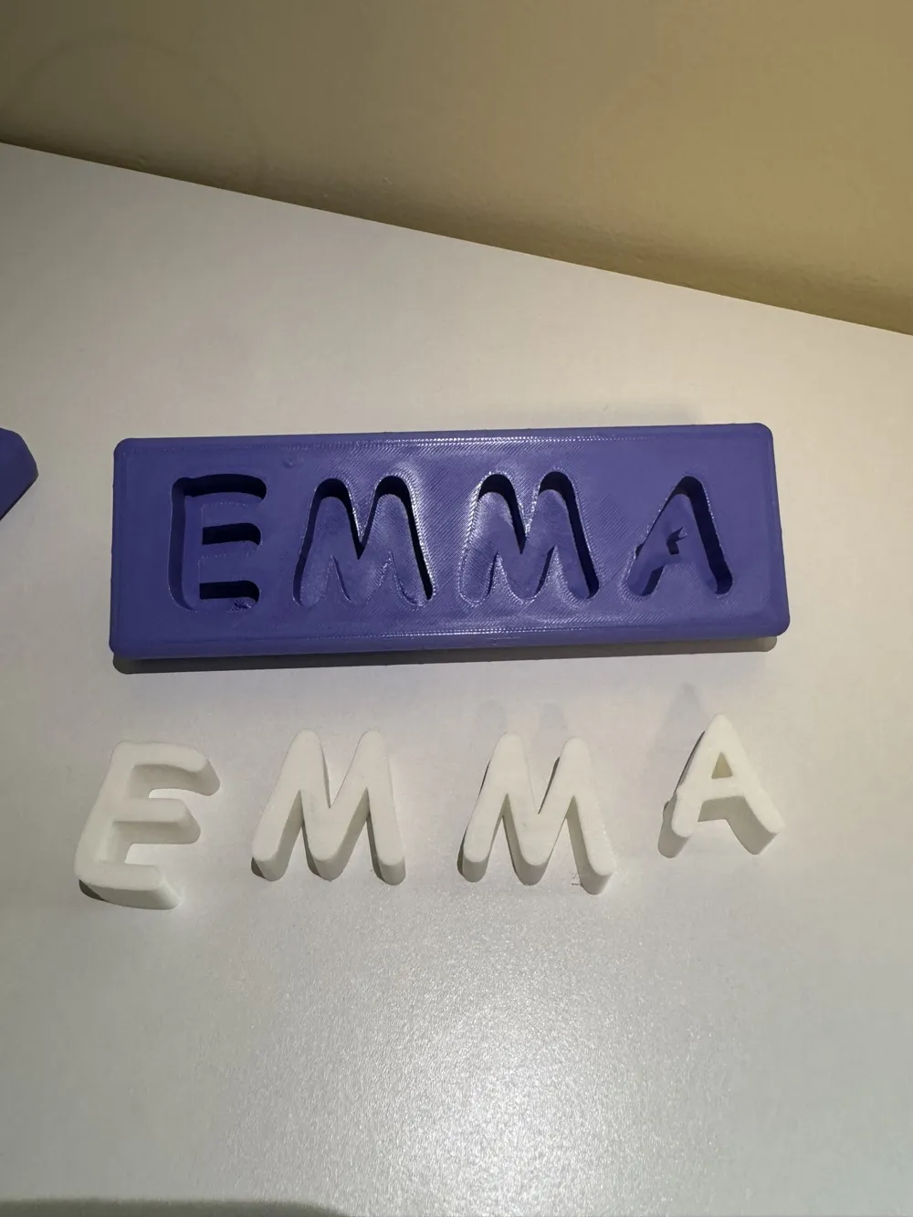 EMMA - Name Puzzle - Free 3D Print Model - MakerWorld