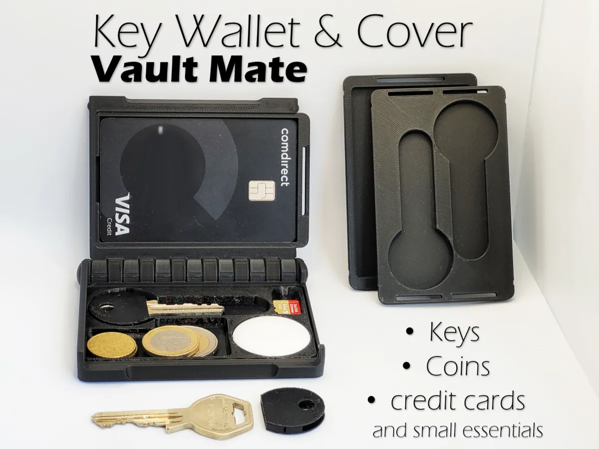 Key Wallet & Cover / Vault Mate by H2Jack Concepts MakerWorld: Download ...
