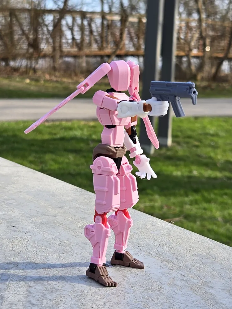 Dummy 13 - Mecha Girl Armor and Frame Remixed by Vari217 MakerWorld: Download Free 3D Models