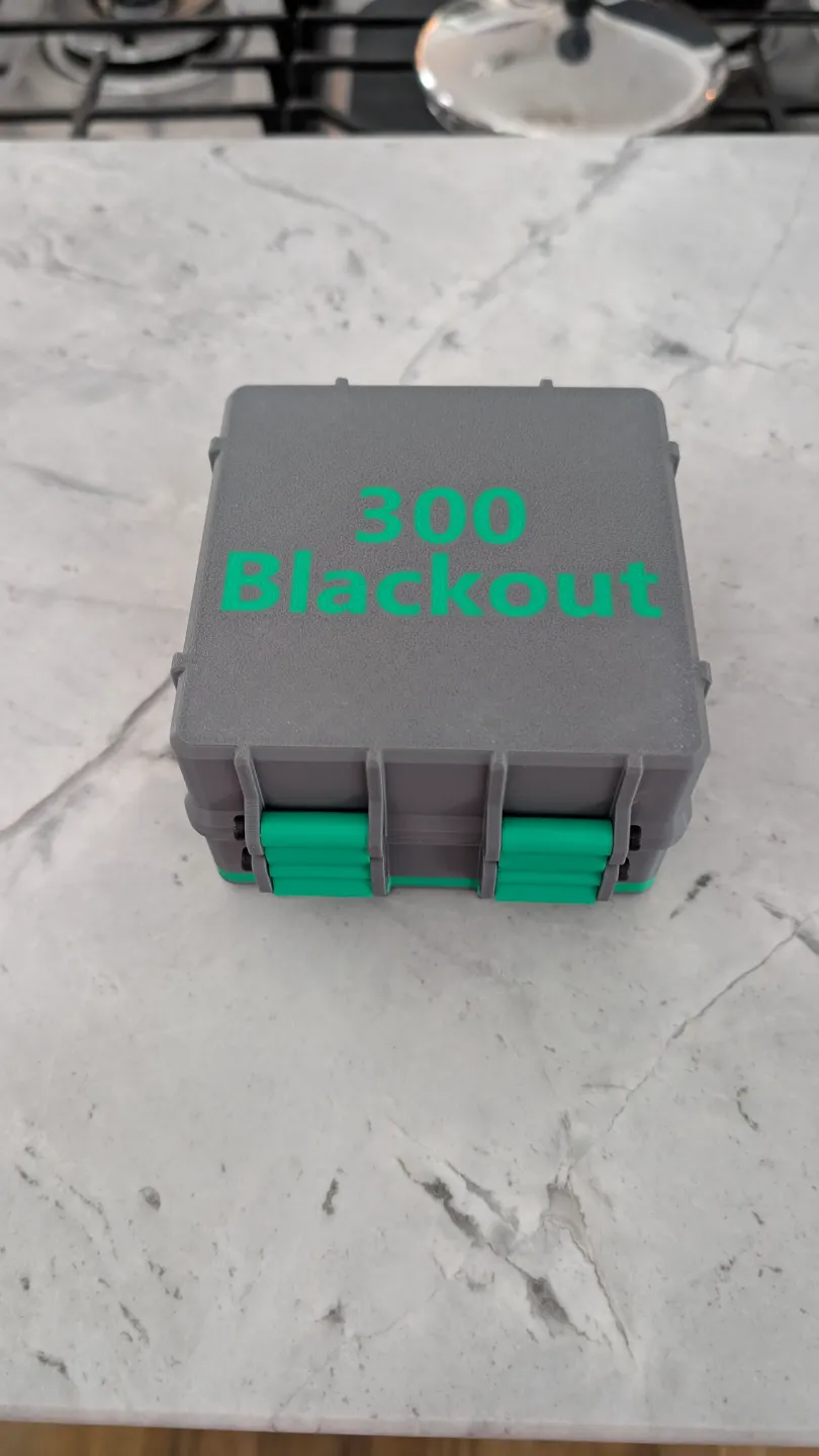 300 Blackout 100rnd Ammo Box by Squatch MakerWorld: Download Free 3D Models