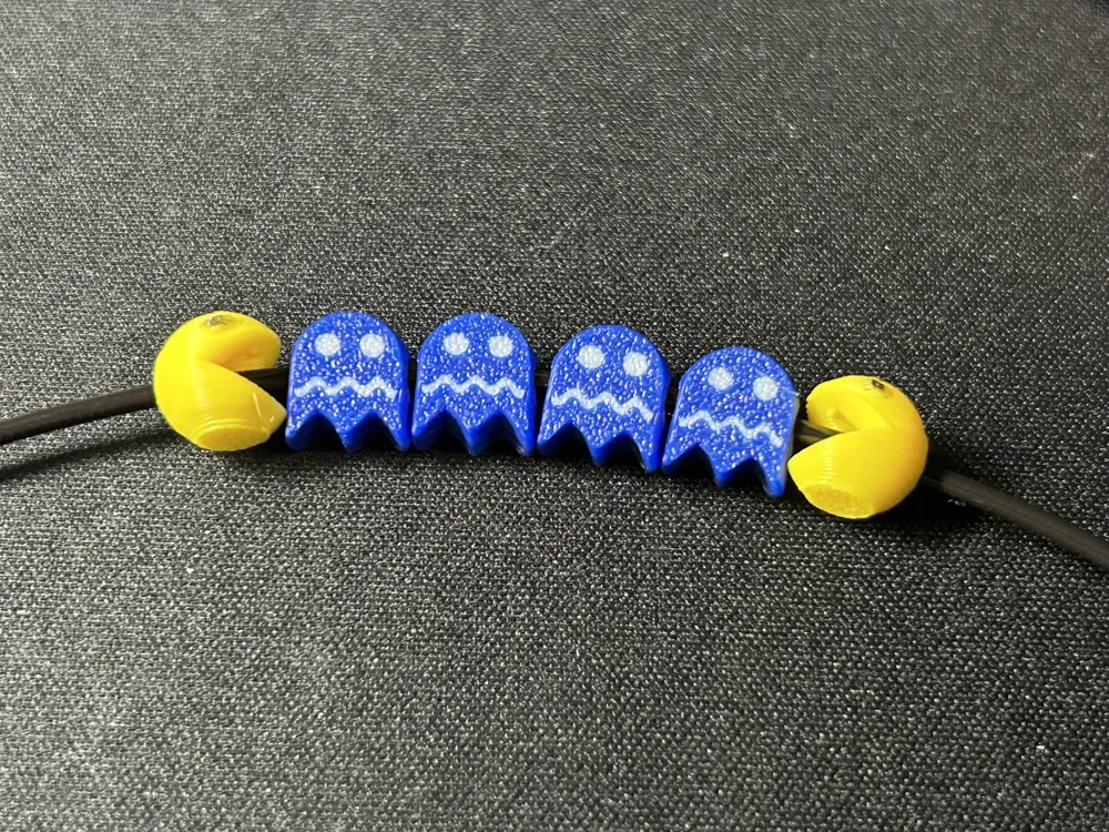 Pac-man & Ghosts Figures / Beads - Free 3D Print Model - MakerWorld