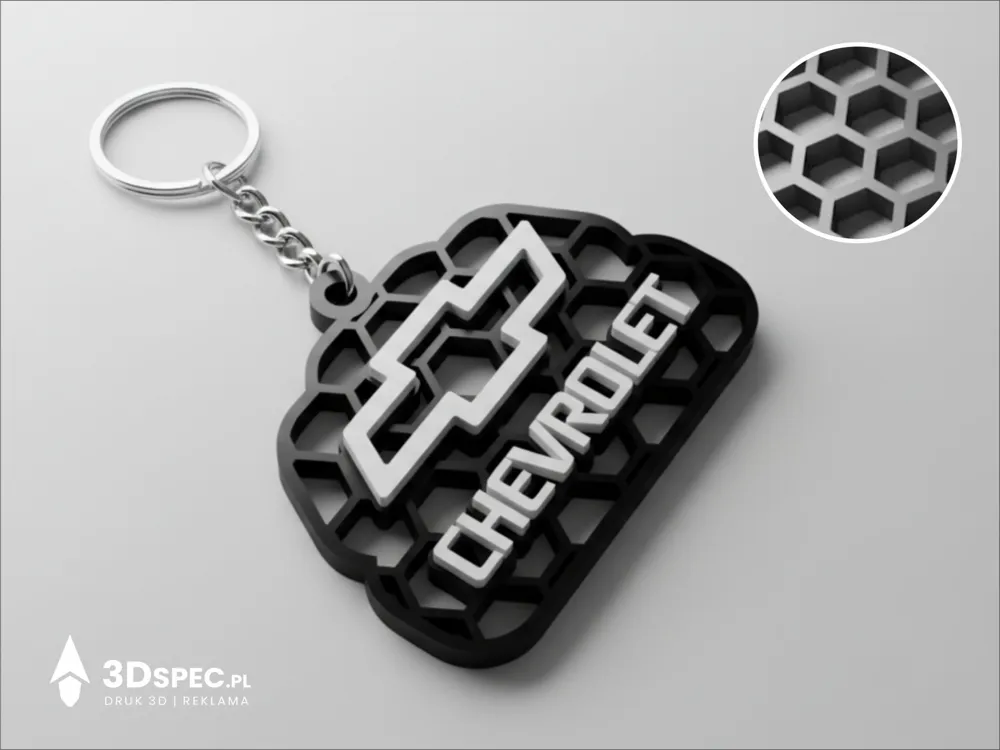 Chevrolet chevy keychain - Free 3D Print Model - MakerWorld