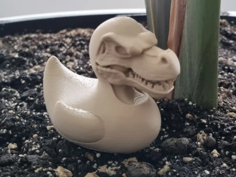 T-Rex Duck, Dino Duck, Tyranozaurus Rex Duck - Free 3D Print Model ...
