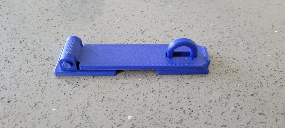 Lock Hasp - Free 3D Print Model - MakerWorld