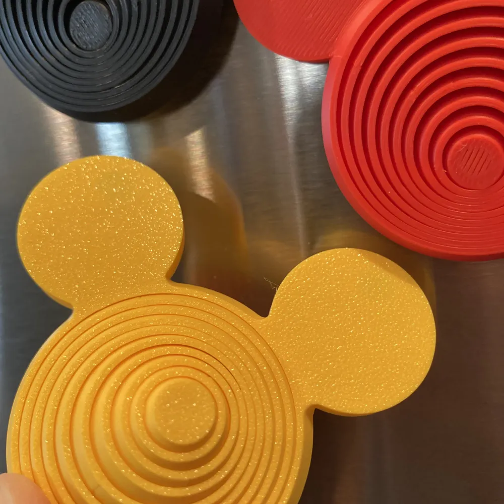 Magnetic Mickey Hexagon Fidget - Disney Pixie Dust - Free 3D Print ...