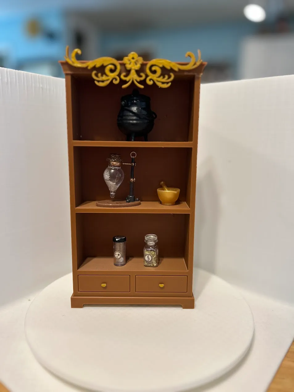 Harry Potter Miniverse Shelf Apothecary Display by PrintsMcDee MakerWorld: Download Free 3D Models