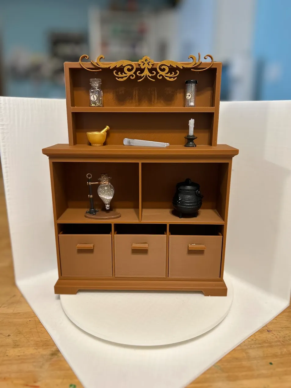 Harry Potter Miniverse Shelf Apothecary Display by PrintsMcDee MakerWorld: Download Free 3D Models
