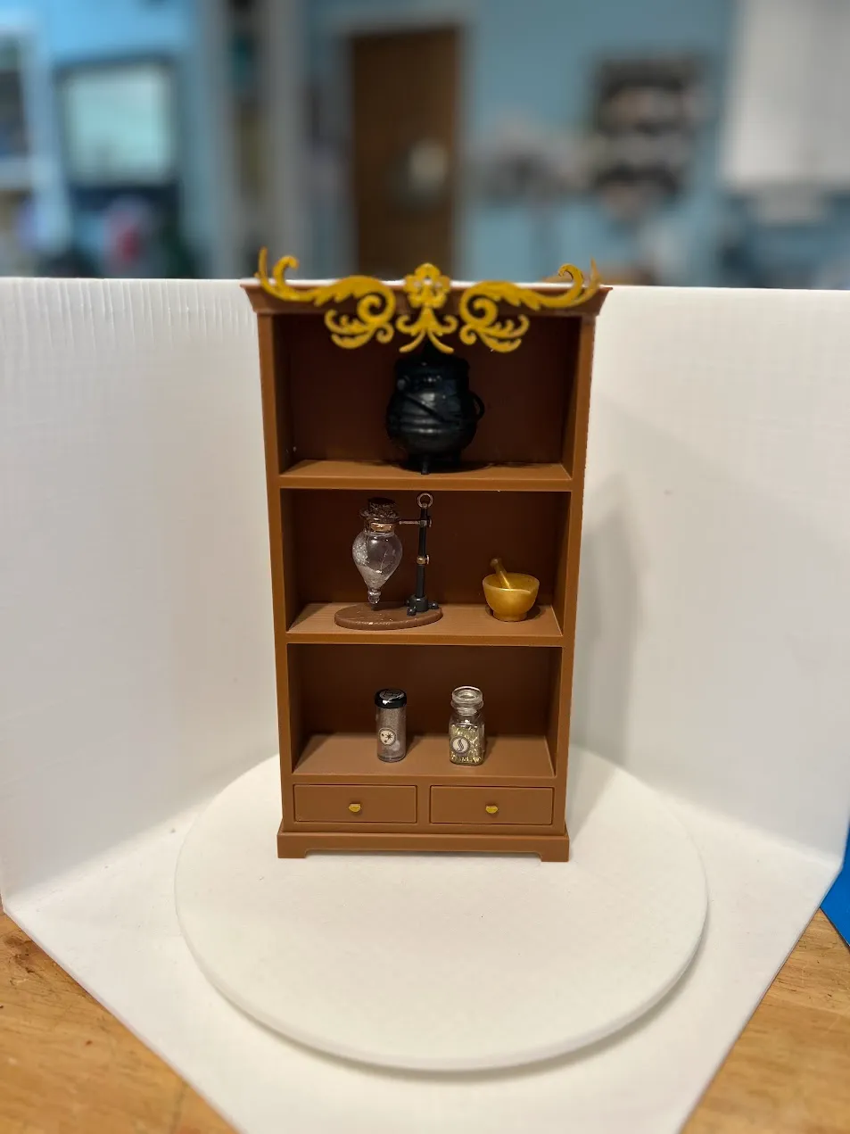 Harry Potter Miniverse Shelf Apothecary Display by PrintsMcDee MakerWorld: Download Free 3D Models
