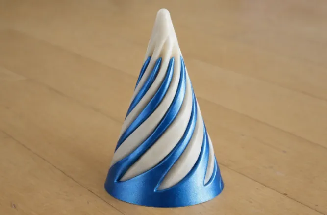 Spiral Cone Fidget (Impossible Passthrough) - Free 3D Print Model ...