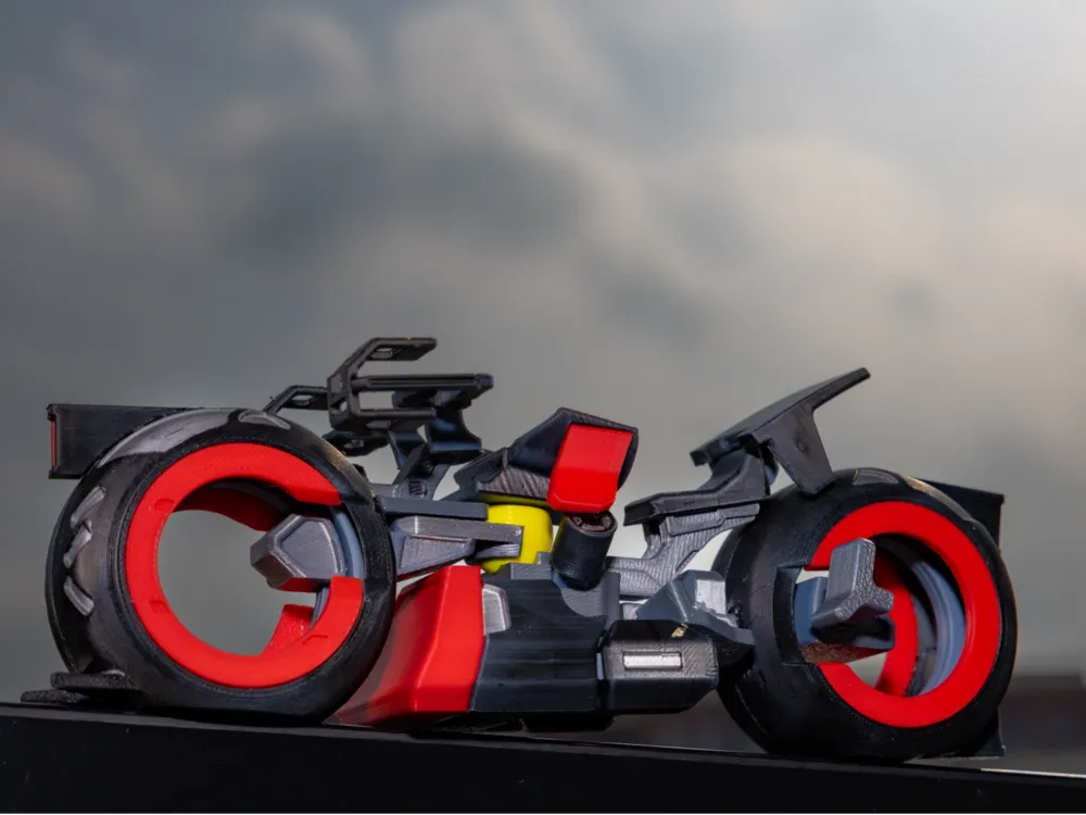 TRON Battle God Motorcycle - Free 3D Print Model - MakerWorld