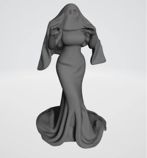 Douyin Ghost Girl Figurine by 机智的一批 - MakerWorld