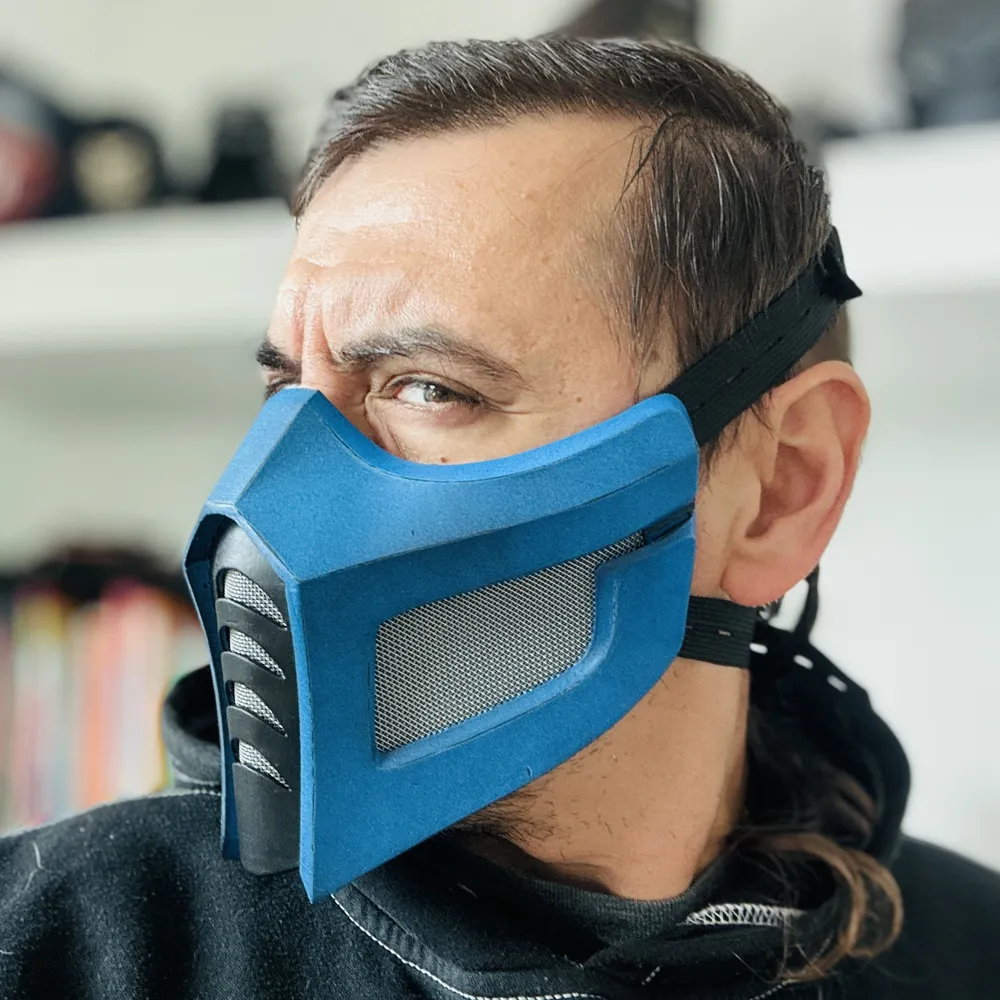 Alternative Sub Zero mask from Mortal Kombat V1 - Free 3D Print Model ...