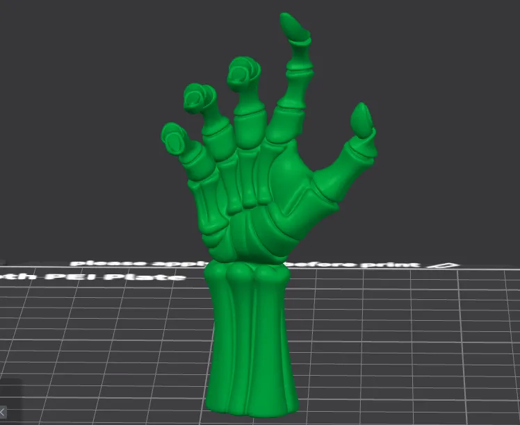 Skeletal Hand Prop | Creepy 3D Printable halloween - Free 3D Print ...