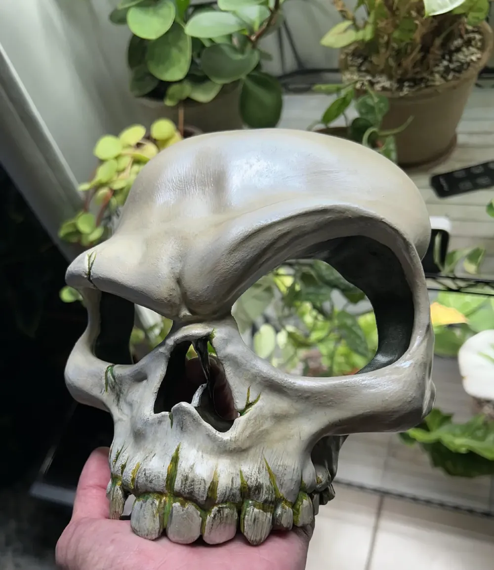 Scary halloween skull - Free 3D Print Model - MakerWorld