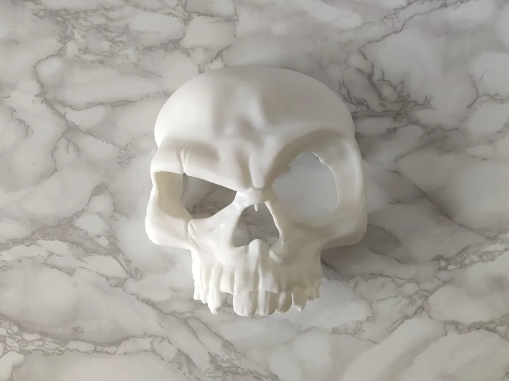 Scary halloween skull - Free 3D Print Model - MakerWorld