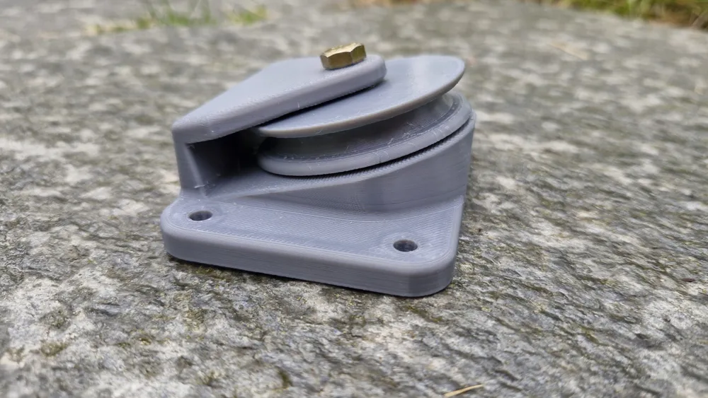Angled pulley block by Mecanical fun MakerWorld: Download Free 3D Models