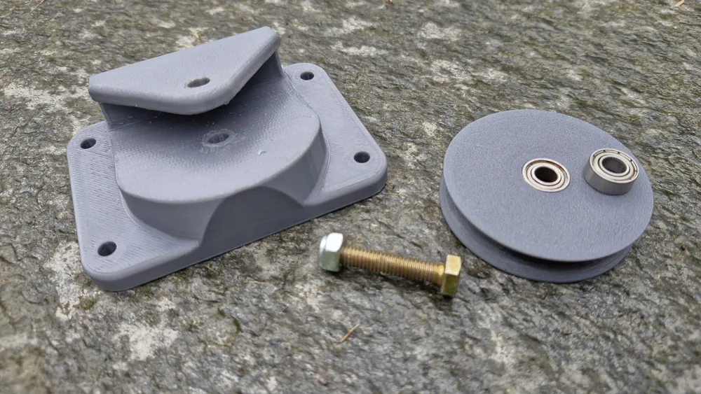 Angled pulley block by Mecanical fun MakerWorld: Download Free 3D Models