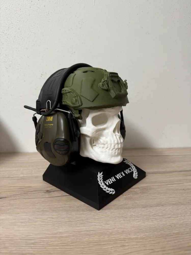 Skull Headset Stand - Free 3D Print Model - MakerWorld