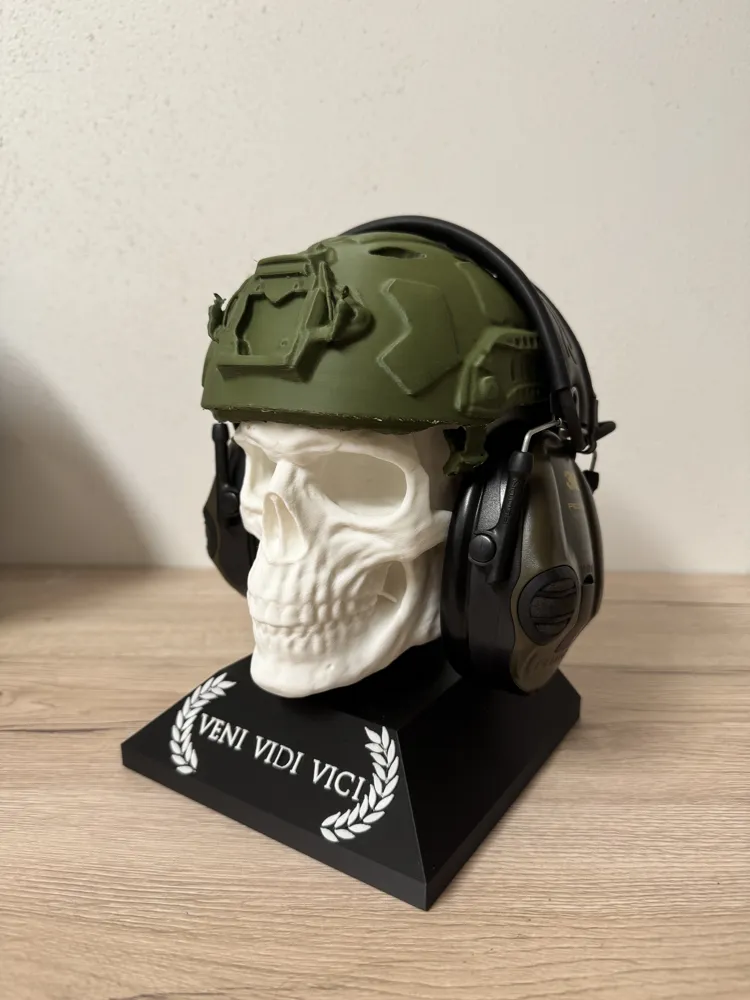 Skull Headset Stand - Free 3D Print Model - MakerWorld