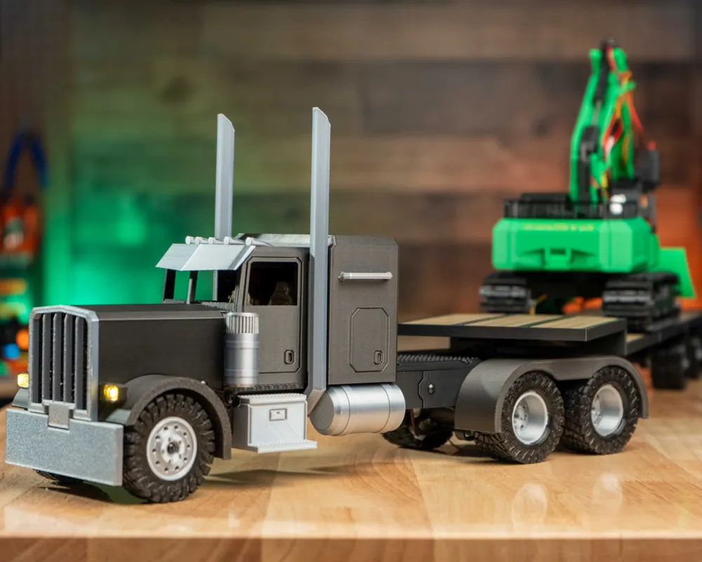 DIY RC Semi Truck - Free 3D Print Model - MakerWorld
