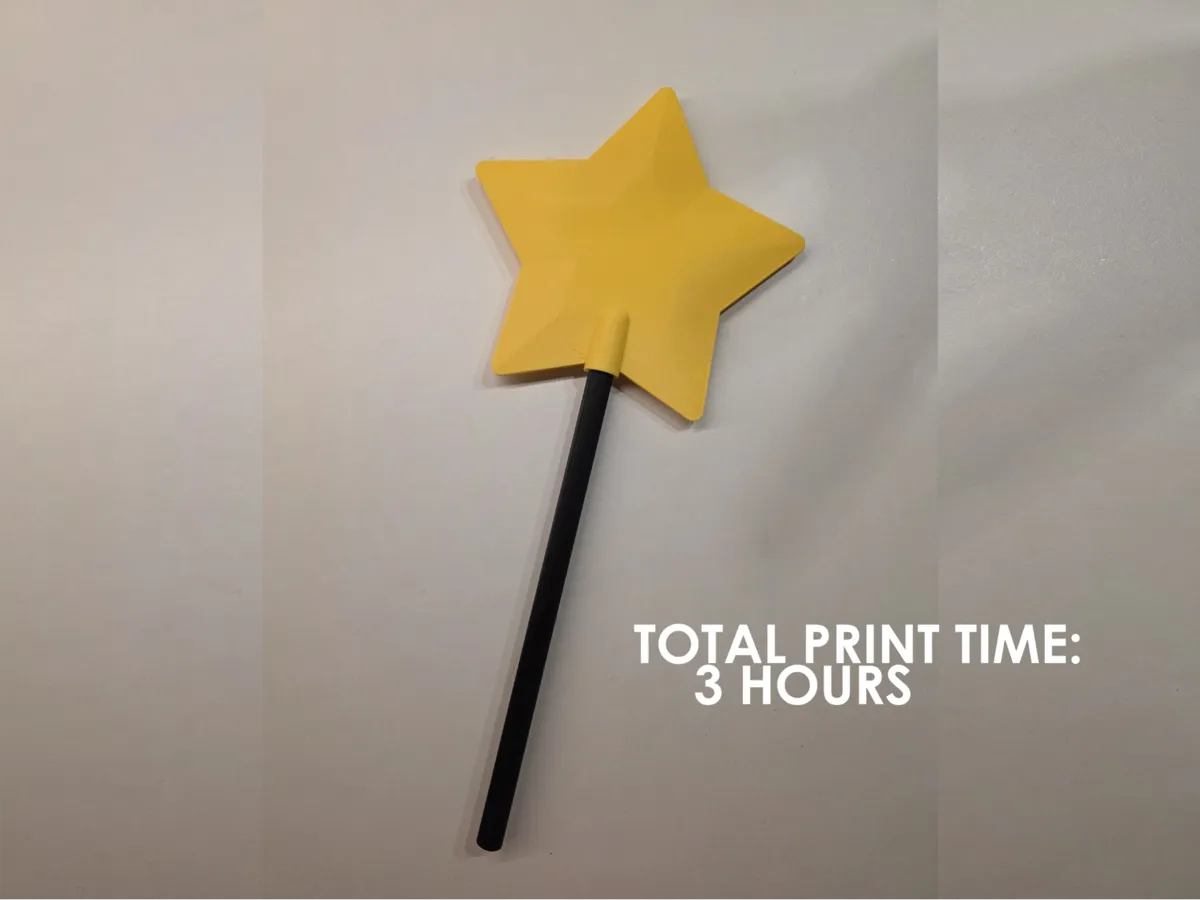 Magic credit card wand star - fast print - Free 3D Print Model - MakerWorld