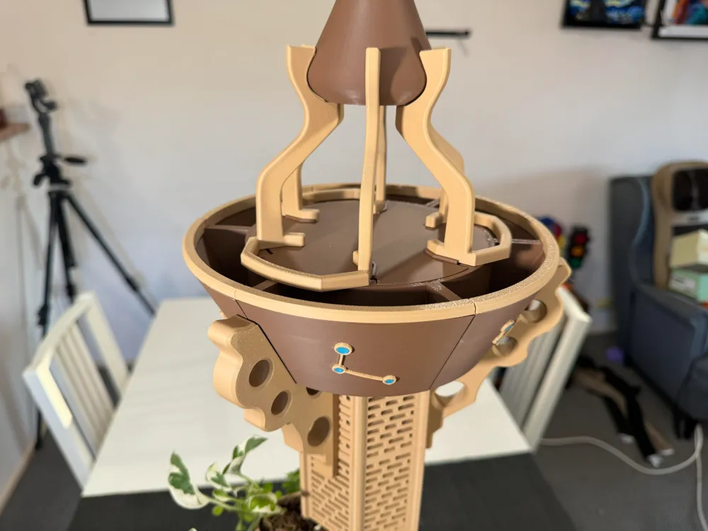 Sheikah Tower Planter from Zelda BotW - Free 3D Print Model - MakerWorld