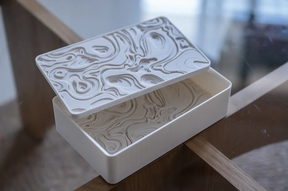 Personalized Collection Box Series - Ripple Pattern - Free 3D Print ...